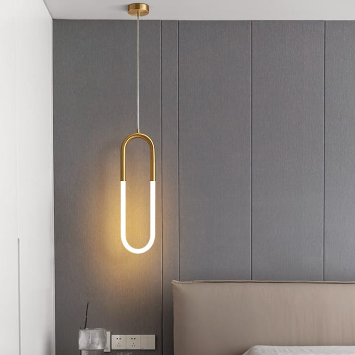 U Shaped Long Line Modern Hanging Lamp – HomeFit